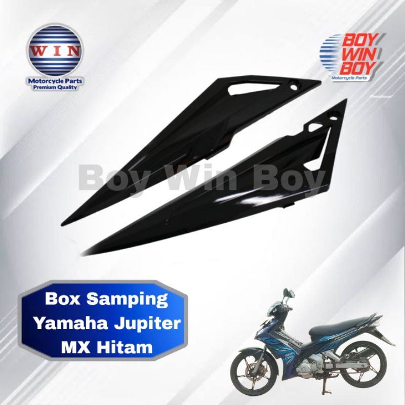Jual Box Samping Yamaha Jupiter MX Hitam Cover Tutup Samping Warna ...