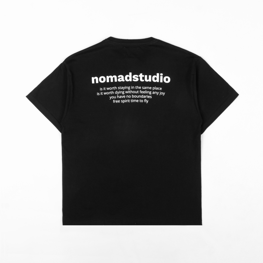 Jual Nomadstudio Basic Relaxed Fit Black | Relaxed Fit Tshirt | Shopee Indonesia