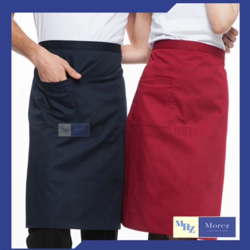 Jual celemek setengah badan 60 x 65 / waist apron katun drill | Shopee ...