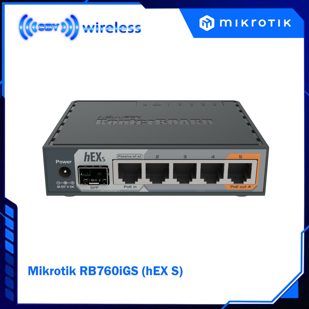 Jual Mikrotik Routerboard RB760iGS HEX S RB 760iGS | Shopee Indonesia