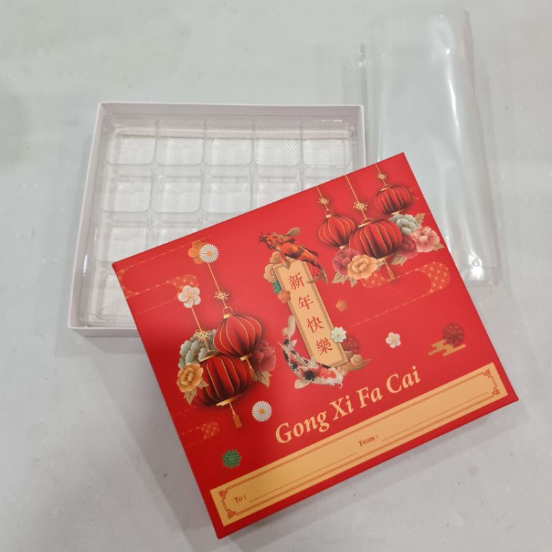 Jual Box Nastar Sekat Imlek 20/30 Hole (Per 10pc). Packaging Nastar ...