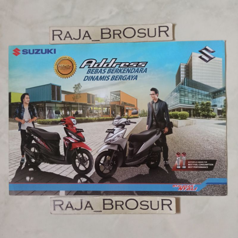 Jual Poster brosur katalog flyer Suzuki Address 2013 | Shopee Indonesia