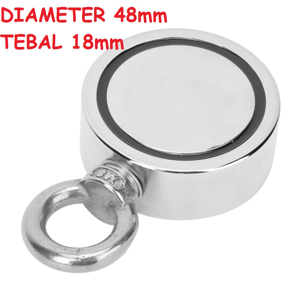 Jual Neodymium Magnet 48mm x 18mm Besi Berani | Shopee Indonesia