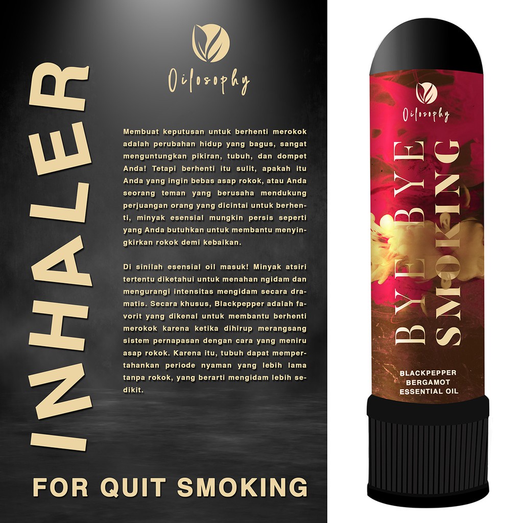 Jual Inhaler Bye Bye Smoking - Inhiler Hidung Aroma Terapi Berhenti ...