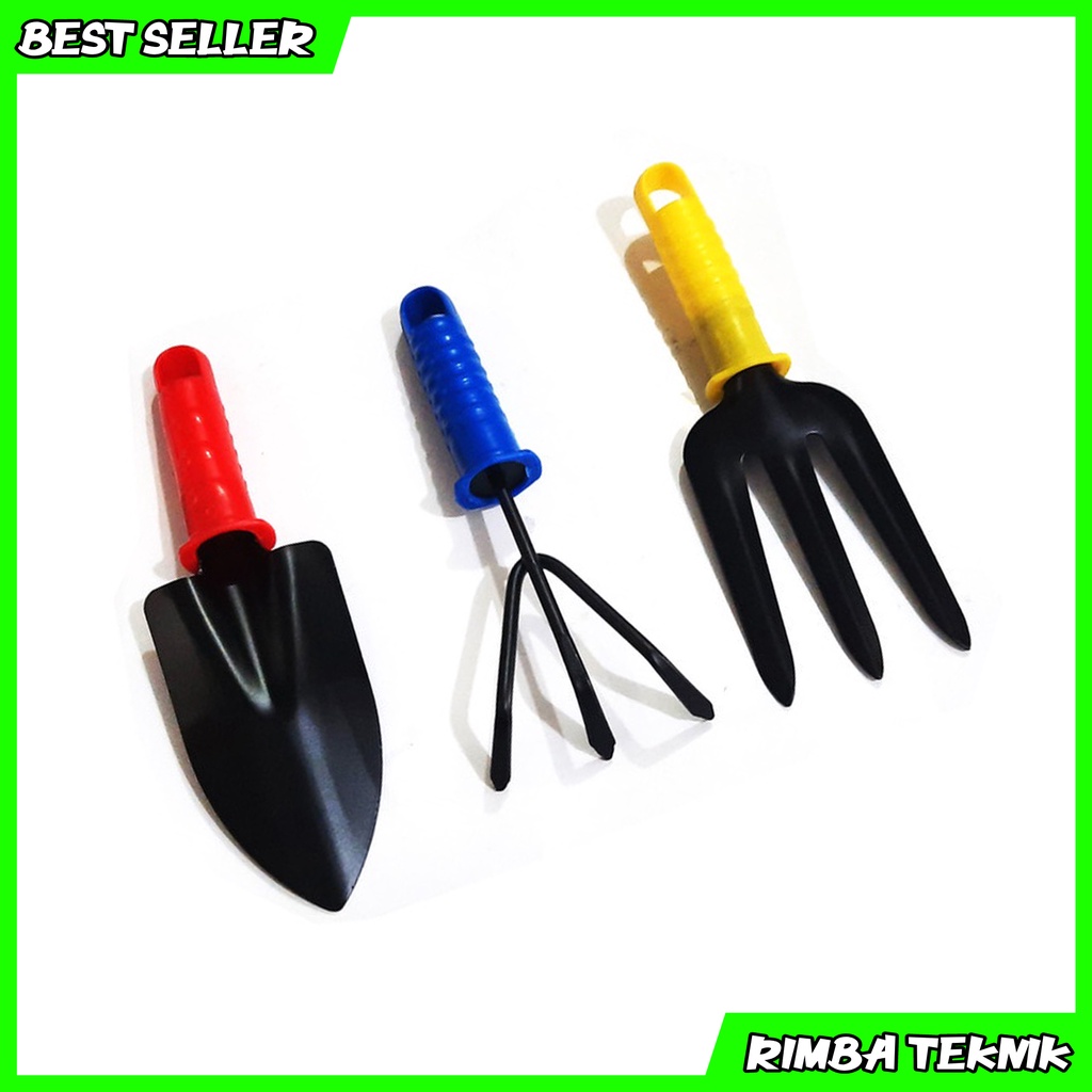 Jual Alat Kebun Set 3 pcs Alat Taman sekop mini sekop kebun garukan ...