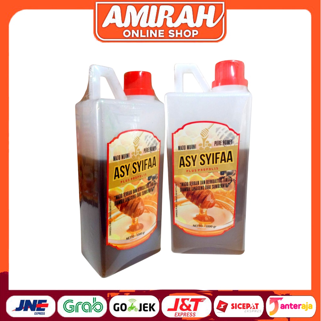 Jual MADU MURNI PURE HONEY ASY SYIFA 1KG ASLI sariawan demam radang ...
