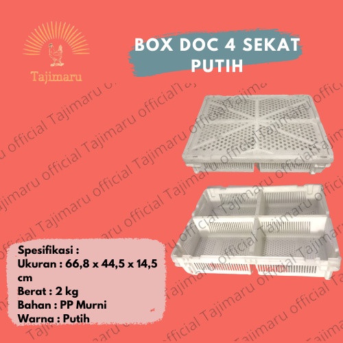 Jual BOX DOC / BOX AYAM 4 SEKAT BOX ANAK AYAM/ BOX DOC SLIDING | Shopee ...