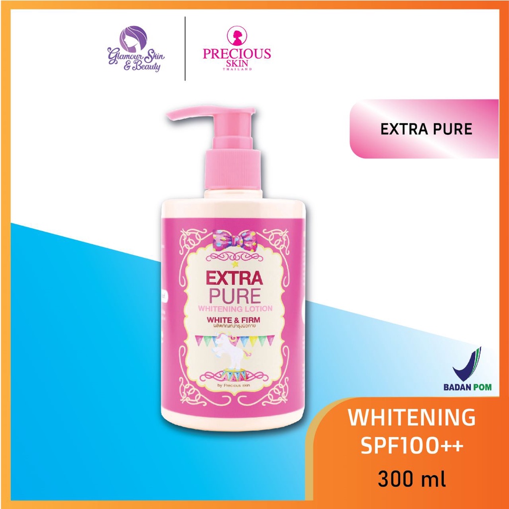 Jual Precious Skin Thailand Extra Pure SPF100 PA++ Whitening Handbody ...