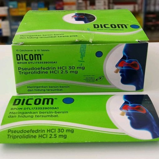 Jual Dicom 𝟏 𝐒𝐓𝐑𝐈𝐏 𝐈𝐒𝐈 𝟏𝟎 𝐓𝐀𝐁𝐋𝐄𝐓 - Meredakan Flu, Bersin-Bersin dan ...