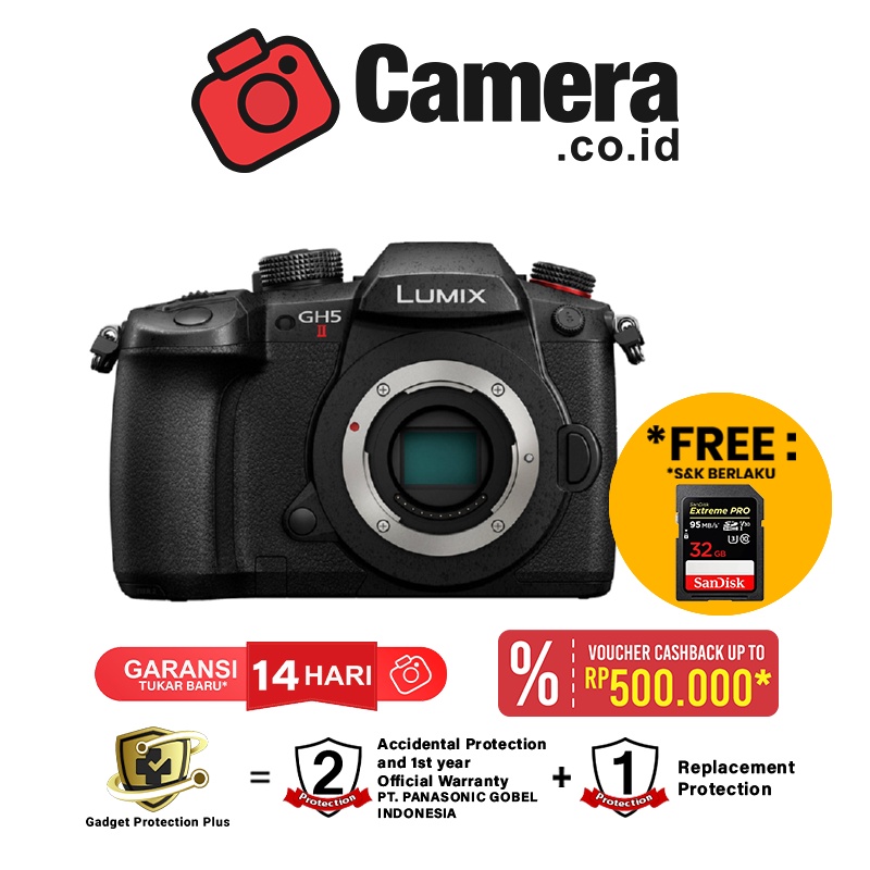 Jual PANASONIC Lumix DC-GH5 II Body Mirrorless Camera | Shopee Indonesia