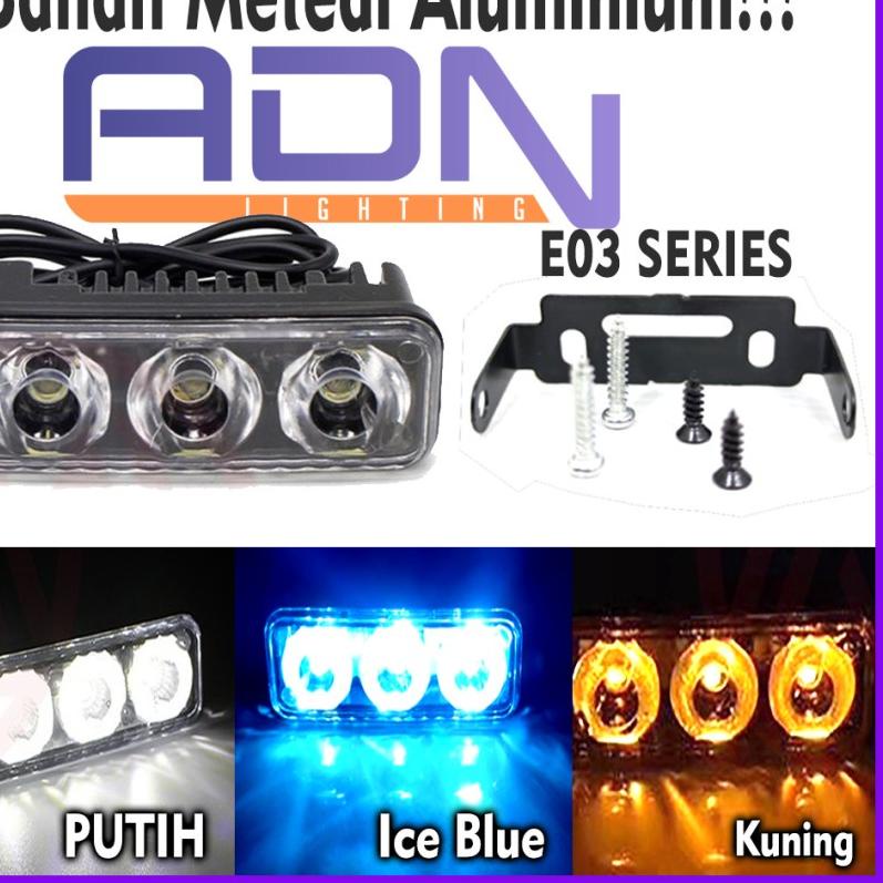 Jual Miliki - LAMPU SOROT BAR WORKLIGHT MOTOR MOBIL KABUT E03 CREE 3 MATA ALUMINIUM オ | Shopee ...