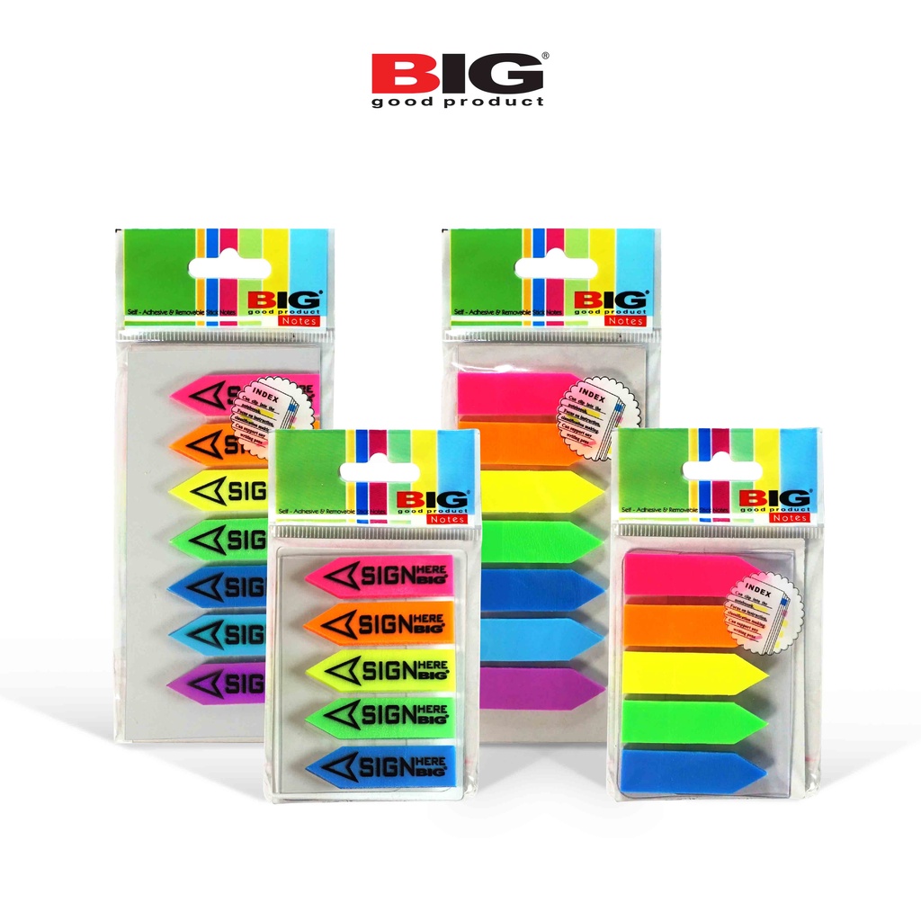 Jual BIG Sticky Notes Index Warna/ Index Mark/ Tab Penanda/ Pembatas ...