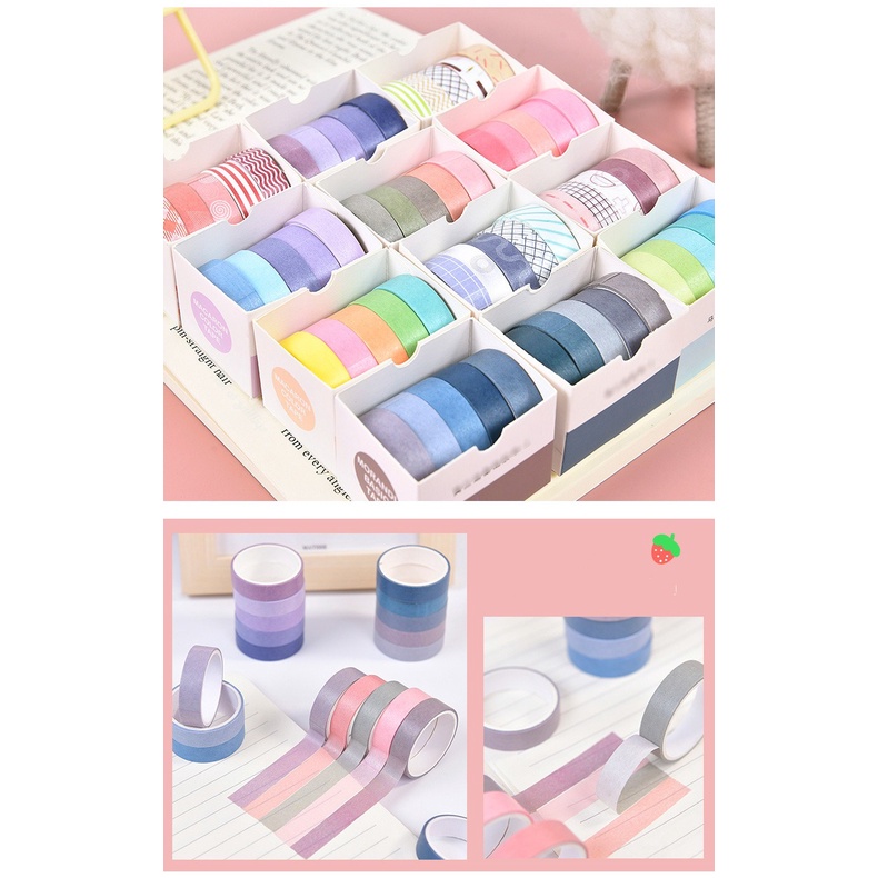 Jual HS - WASHI TAPE SELOTIP KERTAS MASKING TAPE SOLATIP KARTUN SELOTIP ...