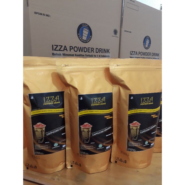 Jual bubuk minuman varian rasa , bubuk cappucino cincau, Izza powder ...