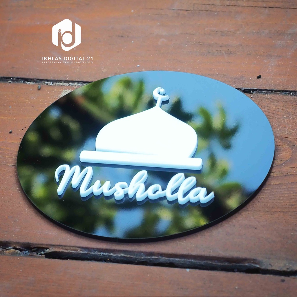 Jual SIGN AKRILIK MUSHOLA / MUSOLA | Shopee Indonesia