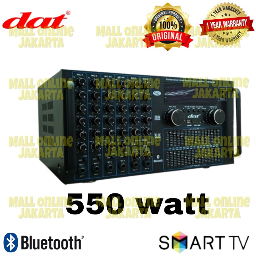 Jual Ampli dat b215aqu power amplifier karaoke body besar 550 watt b ...