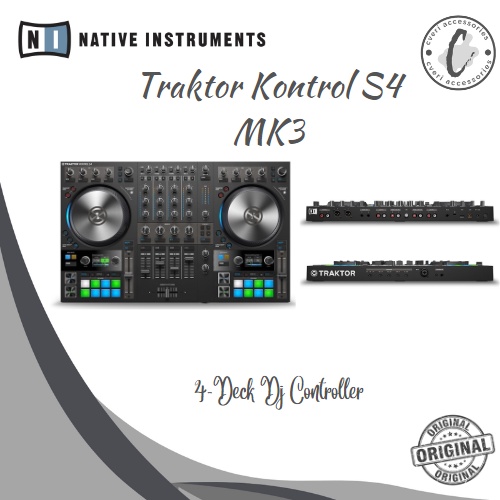 Jual Native Instruments Traktor Kontrol S4 MK3 4-Channel DJ Controller ...
