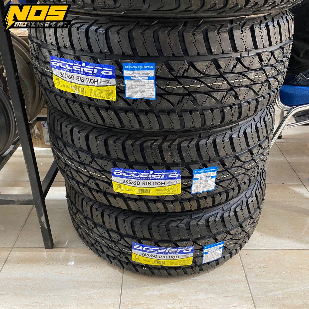 Jual ban mobil pajero,fortuner, merek accelera ukuran 265 60 r18 at ...