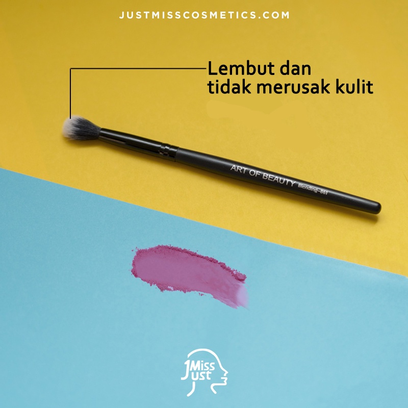 Jual Just Miss Kuas Eyeshadow COMBO 10 Pcs Blending Brush Makeup ...