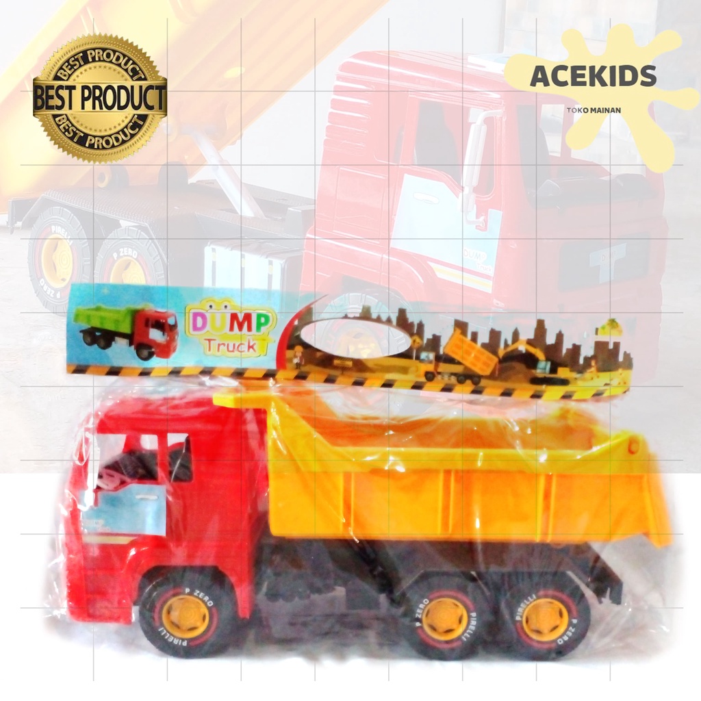 Jual Mainan Anak Truk Pasir Colt Diesel Besar Mobil Kontruksi Dump ...