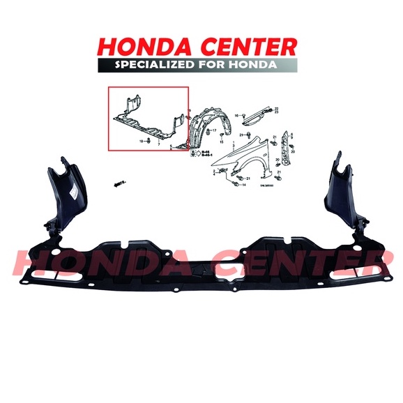 Jual Dek Cover Pelindung Bawah Mesin Engine Splash Engine Honda Civic Fd Fd1 Fd2 | Shopee Indonesia