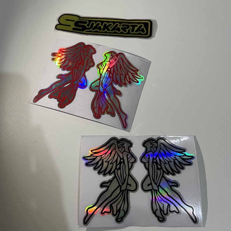 Jual STICKER STIKER PERI WANITA BERSAYAP CUTTING | Shopee Indonesia