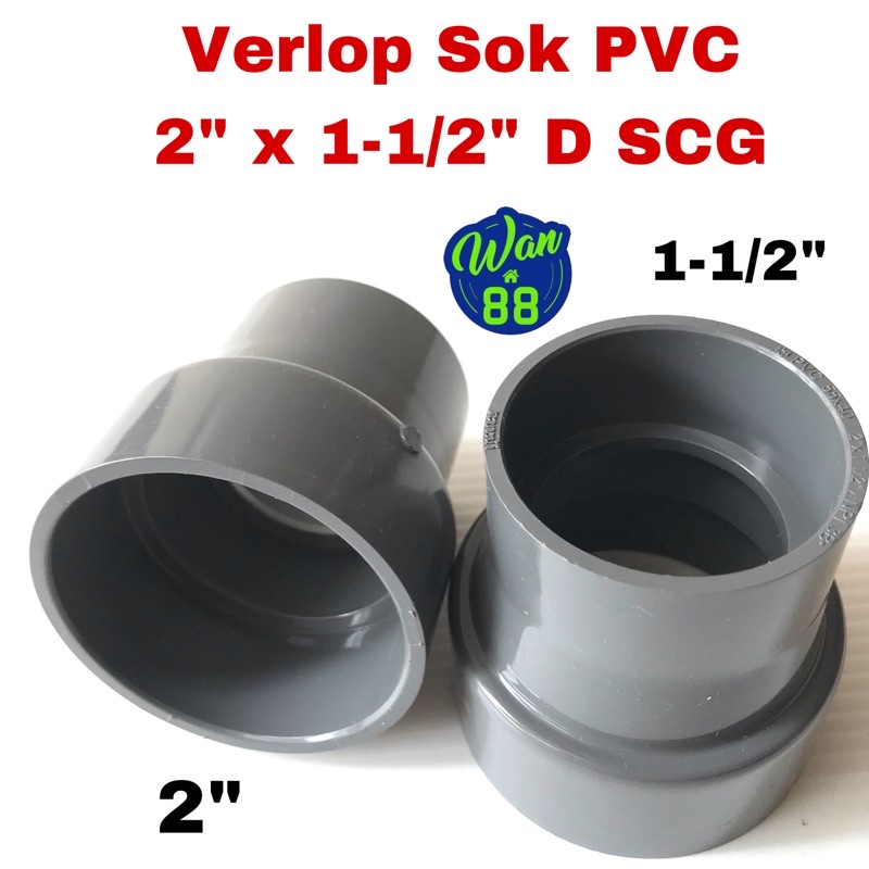 Jual Verlop Sok PVC 2 “x 1-1/2” D SCG / Reducer | Shopee Indonesia