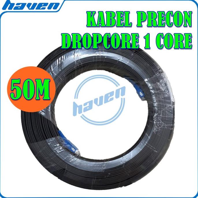 Jual KABEL FTTH DROPCORE PRECON FIBER OPTIK SIMPLEX SINGLE MODE 1 CORE ...