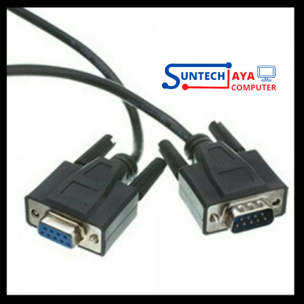 Jual Kabel Serial RS232 DB9 Female to male 1,5 M | Shopee Indonesia