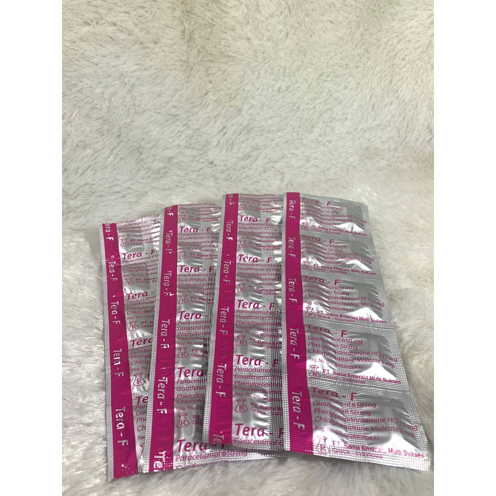 Jual TERA F // TABLET // BATUK PILEK | Shopee Indonesia