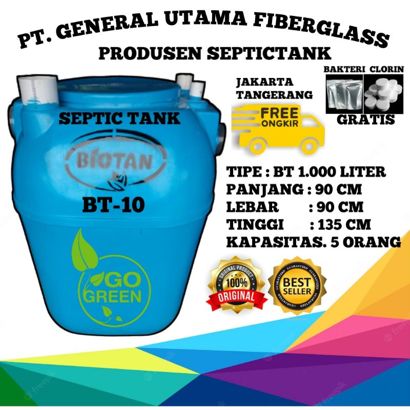 Jual biotech, bio septic tank, Septic tank ramah lingkungan, sepiteng ...