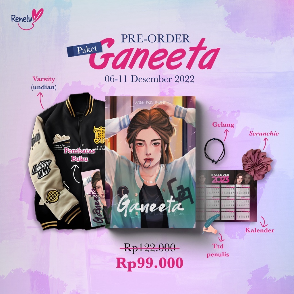 Jual [ READY STOK ] Novel Ganeeta + TTD - Anggi Pristiwani | Shopee ...