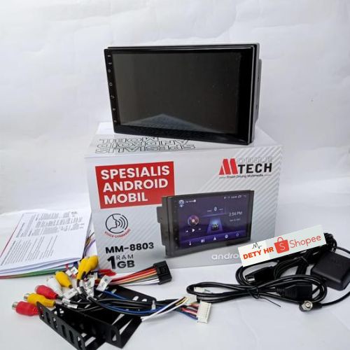 Jual Head Unit Android Mtech 7 Inch Voice Command Mm 8803 Shopee