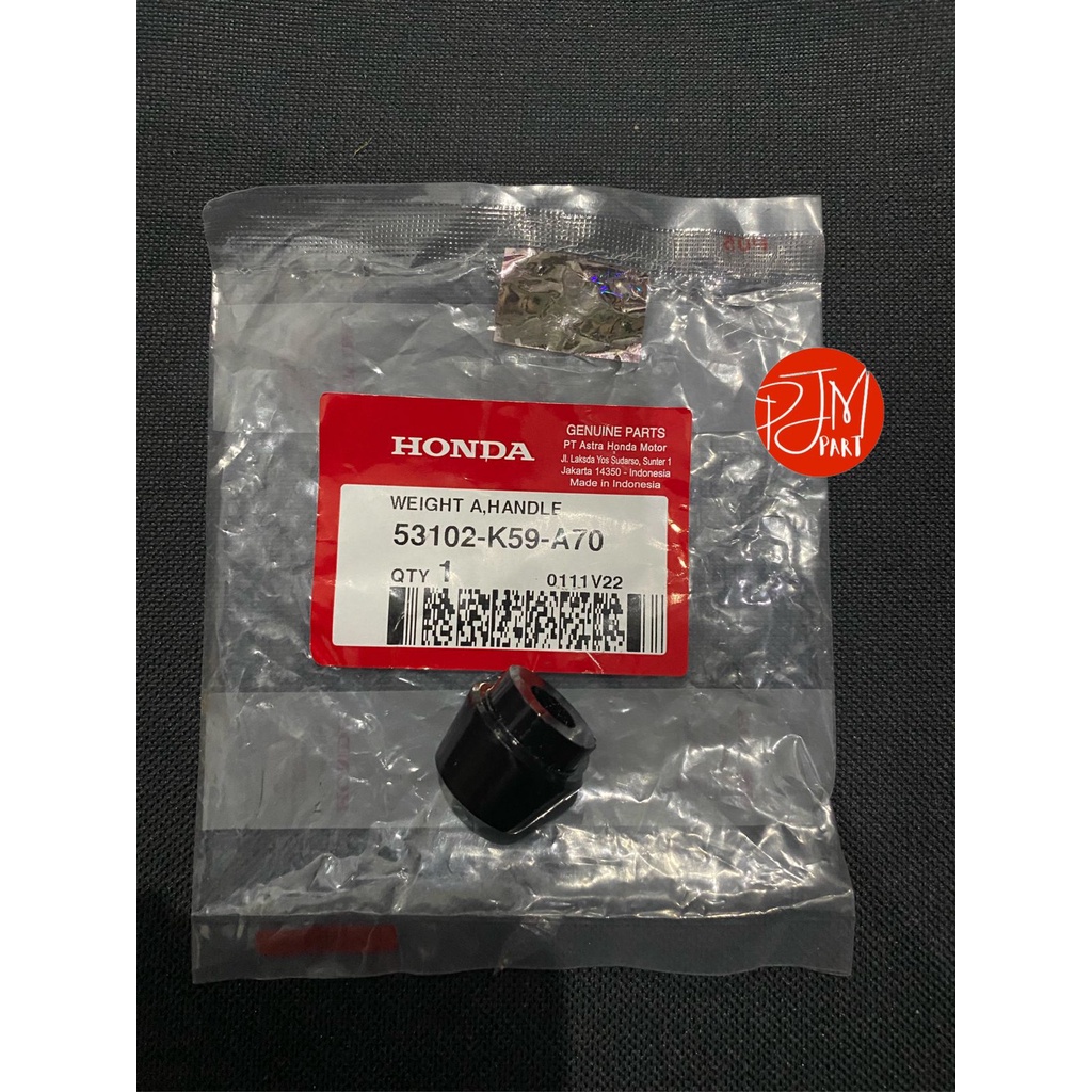 Jual 53102-K59-A70 WEIGHT A HANDLE Balancer / Bandul Stang Vario BeAT ...