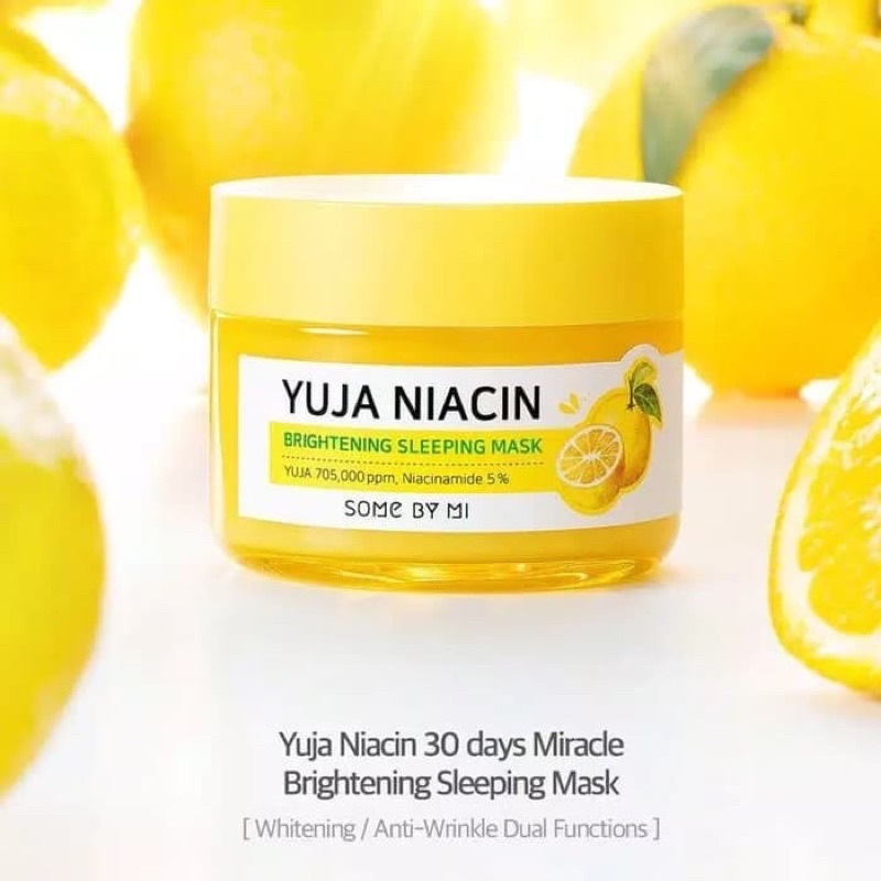 Jual Some By Me Yuja Niacin Brightening Sleeping Mask | Shopee Indonesia