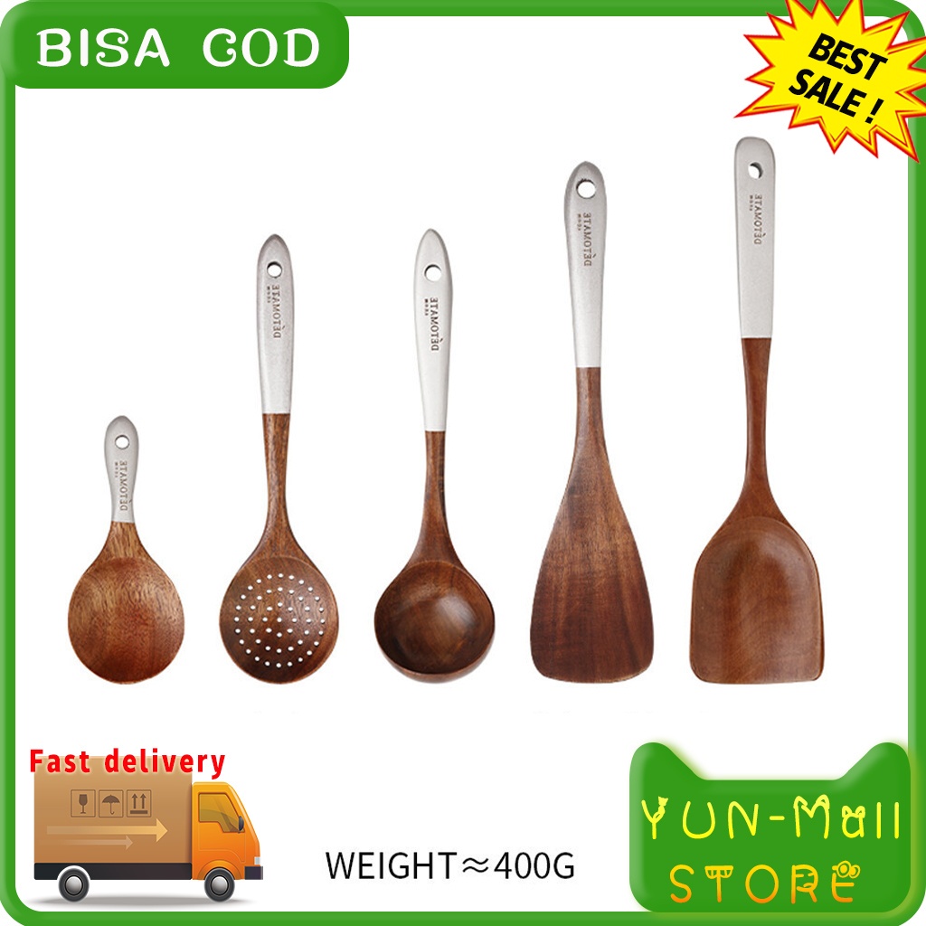 Jual YUN Mall Peralatan Dapur Masak Kayu / Sendok Nasi / Spatula ...
