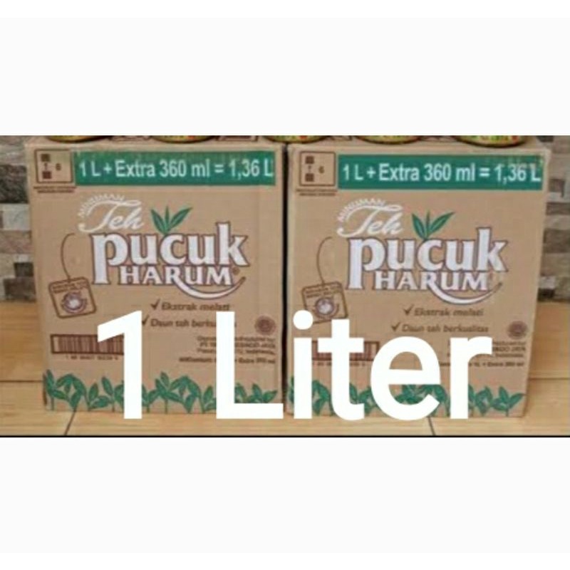 Jual Teh Pucuk Harum 1L x 6 Botol Per-Dus | Shopee Indonesia