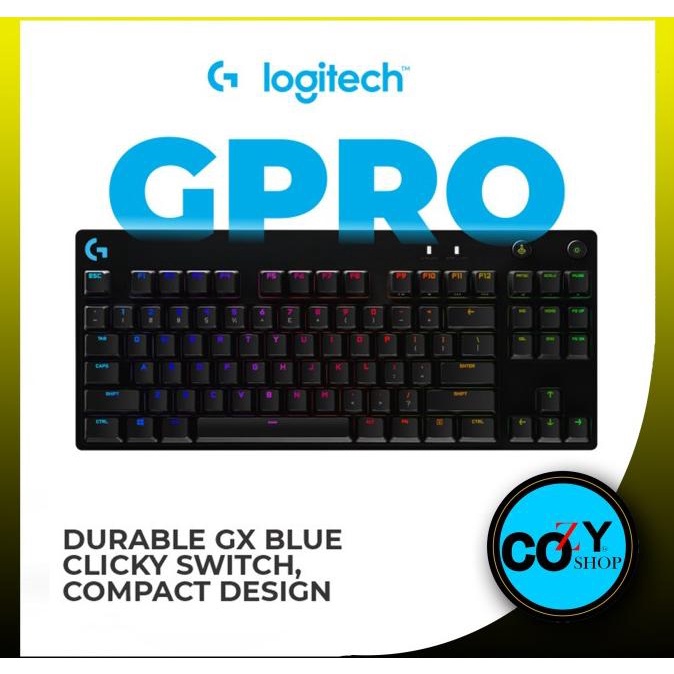 Jual Keyboard Gaming Mechanical TKL Logitech G Pro Clicky RGB for ...
