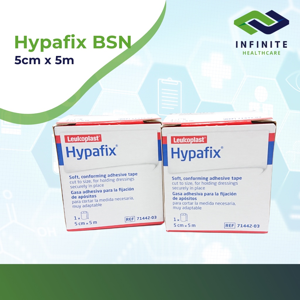 Jual Hypafix 5cm x 5m Plester Hypafix 5x5 Plaster Luka Non Woven BSN ...
