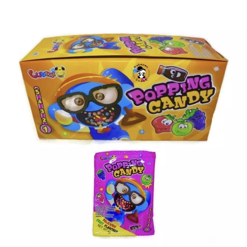 Jual PERMEN BUNYI / POPPING CANDY / POP ROCK 1 BOX ISI 40 PC | Shopee ...