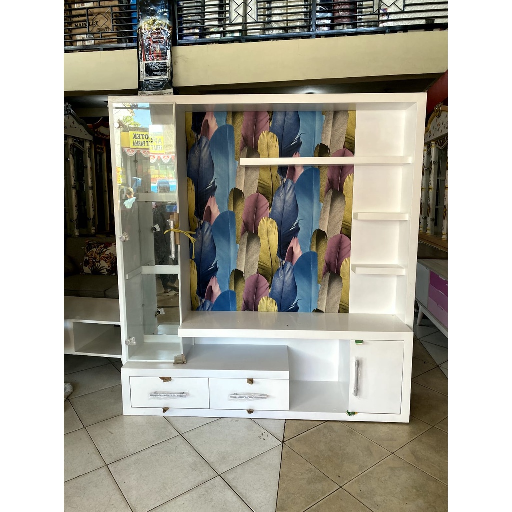 Jual Lemari backdrop sketsel TV | Shopee Indonesia