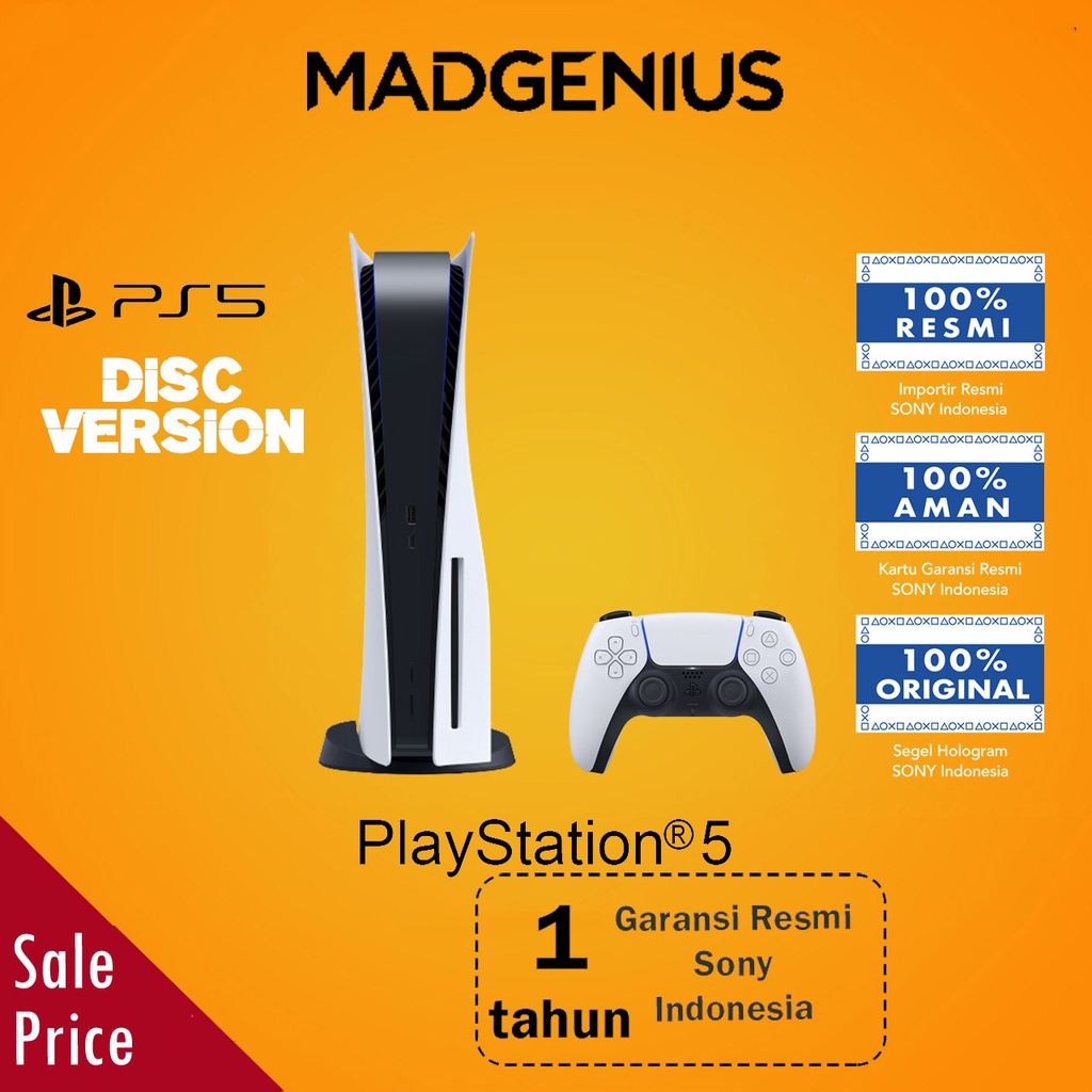 Jual Sony Playstation 5 / PS 5 / PS5 / PlayStation 5 Disc / PS5 ...