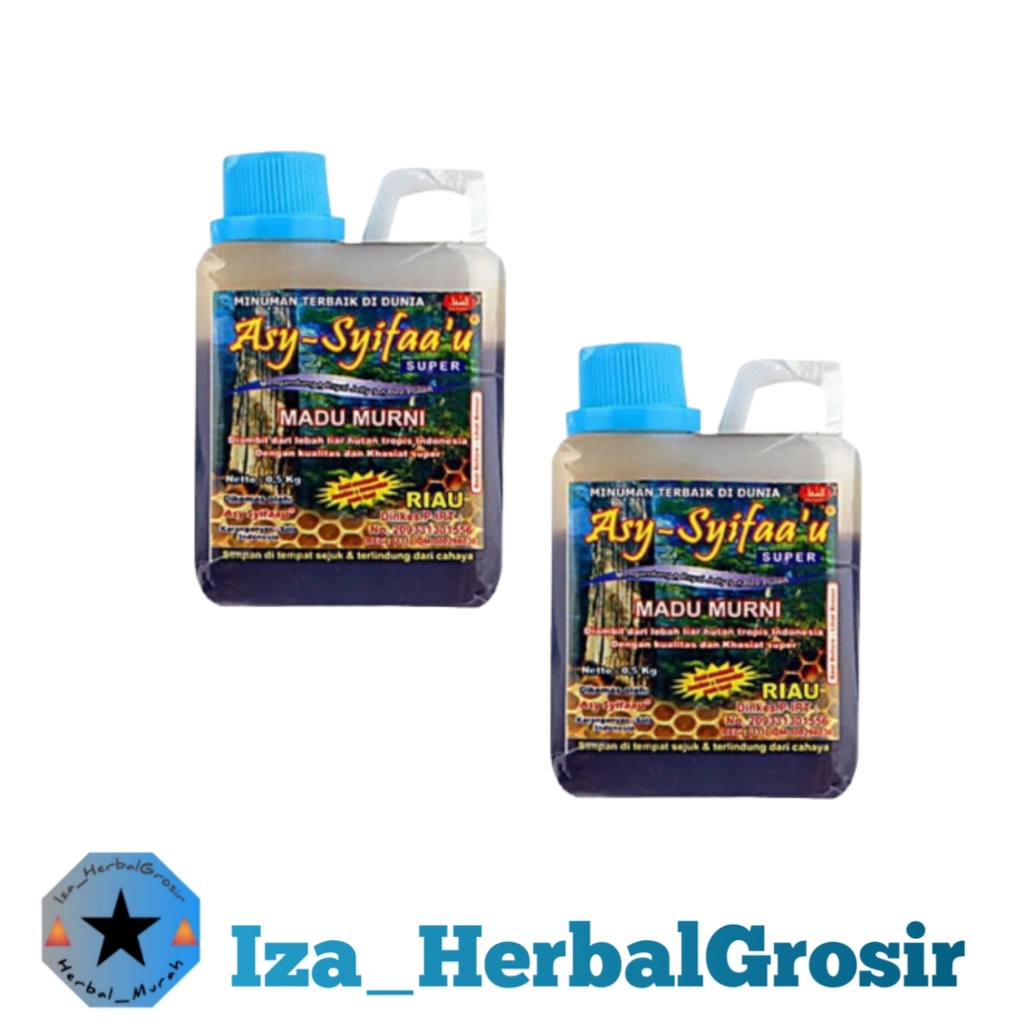 Jual Madu Hutan Asli | Madu Hutan Murni Asy-Syifaa'u 500 Gram 100 ...