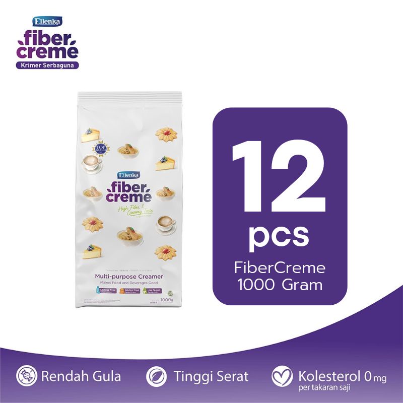 Jual Fiber Creme Ellenka Multi Purpose Creamer Karton 1KG x 12 ...