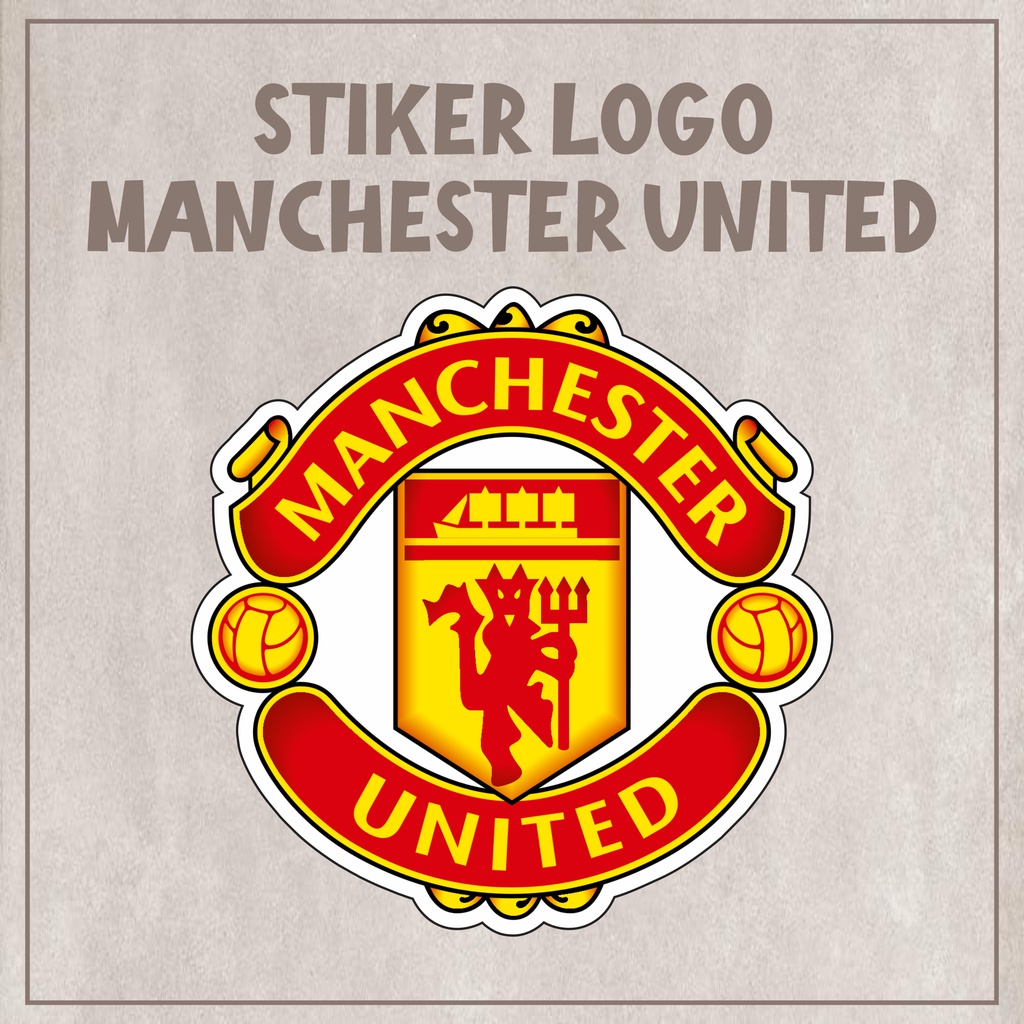 Jual Stiker Sticker Helm LOGO laptop Handphone Motor Mobil MANCHESTER ...