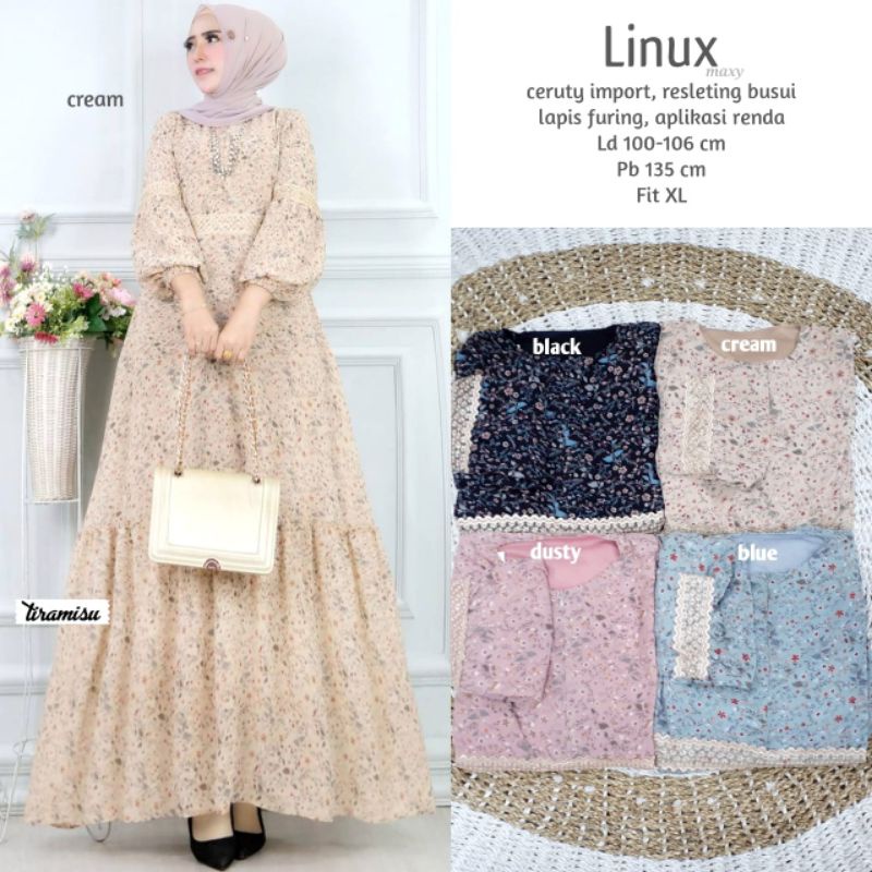 Jual new!! Linux dress by tiramisu | Shopee Indonesia