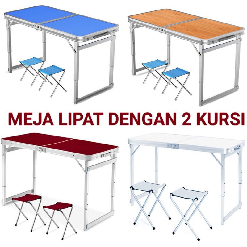 Jual MEJA LIPAT KOPER Portable / Meja Koper lipat Serbaguna / Meja ...