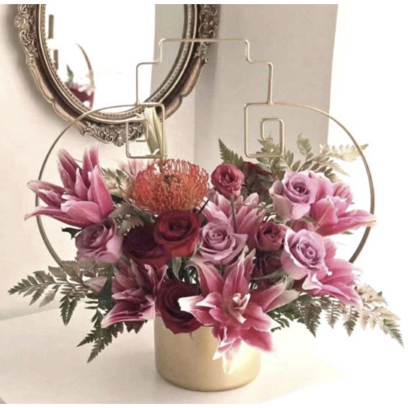 Jual Vas Pot Oriental Tembaga China Dekorasi Bunga Premium Meihua Emas ...