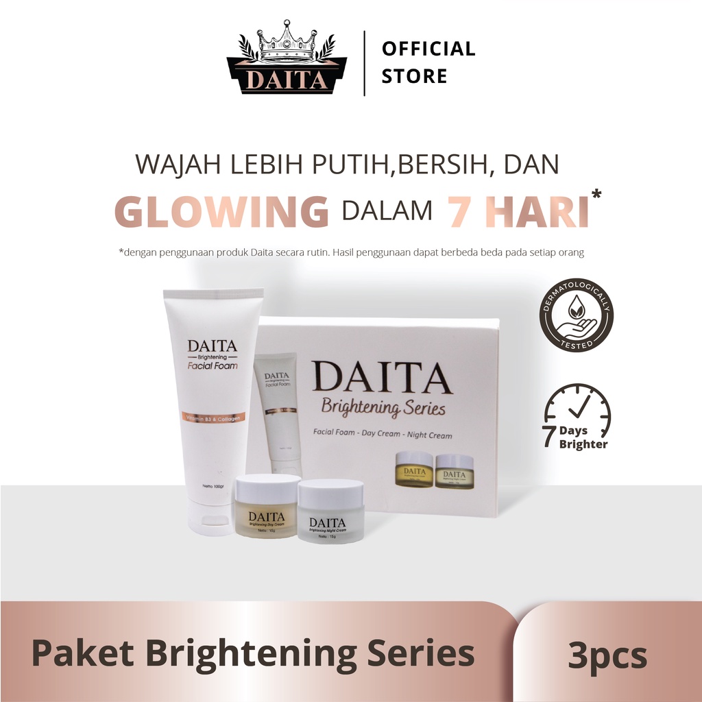 Jual Promo Daita Paket Brightening Series Brightening Facial Foam