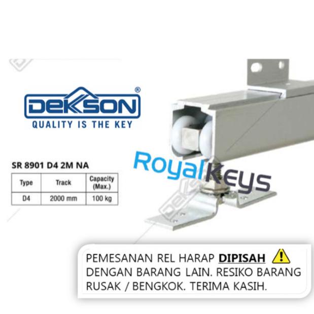 Jual Rel Sliding Pintu Geser Dekson Dekkson Sr 8901 D4 2 Meter Aluminium | Shopee Indonesia